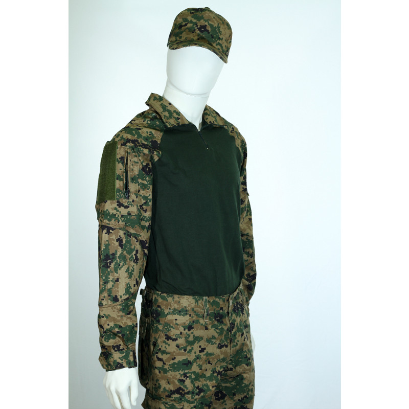 Gandola Combat Shirt Digital Marpat Woodland