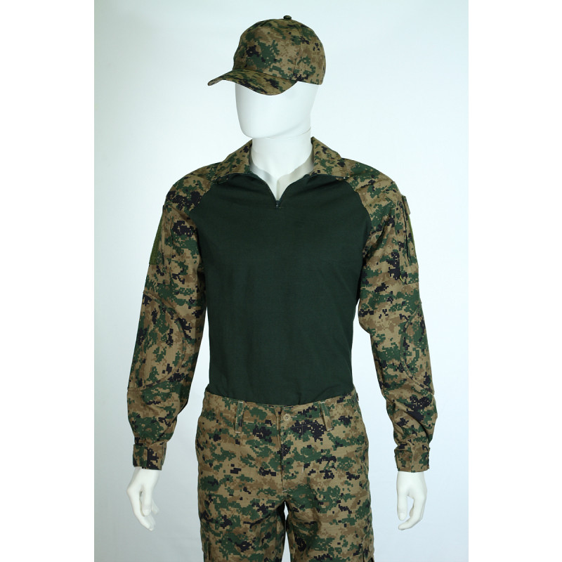 Gandola Combat Shirt Digital Marpat Woodland